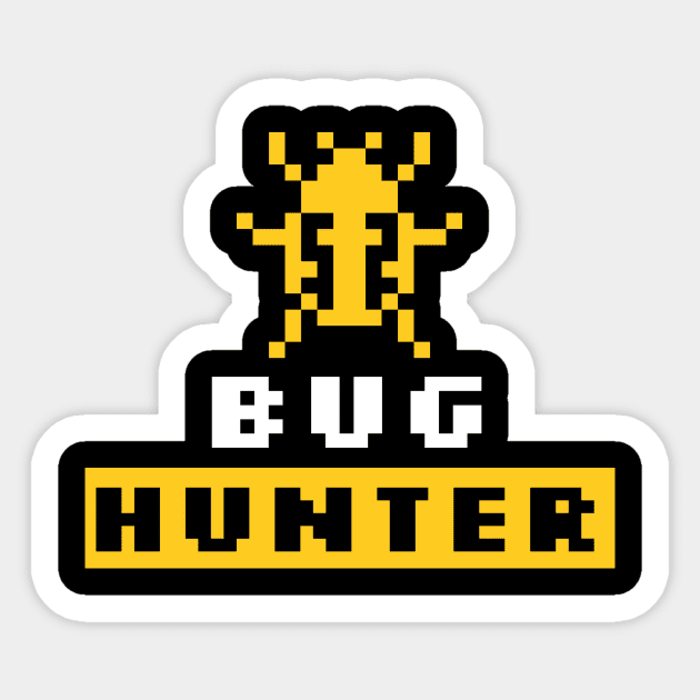 BUG HUNTER - PROGRAMMING - Code - Sticker | TeePublic